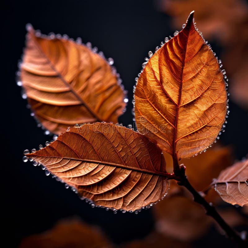 Natural Looking Leaf Images, AI Generated Images Stock Illustration ...