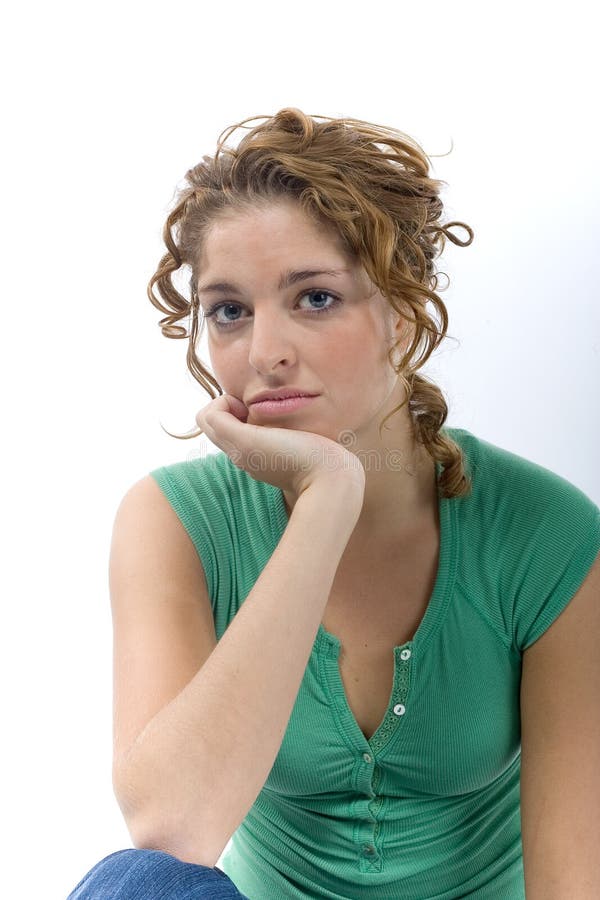 Natural looking woman stock photo. Image of attractive - 1875852