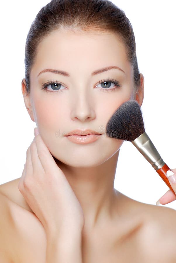 Natural make-up stock image. Image of face, shot, adult - 7165505