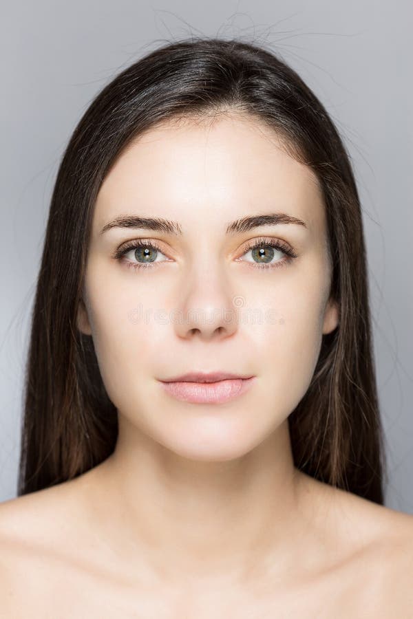 Natural Make-up Beauty . Face Stock Photo - Image of girls, beauty ...
