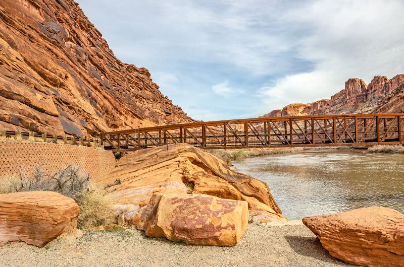 Natural and Man Made Utah stock photo. Image of bridge - 151742086