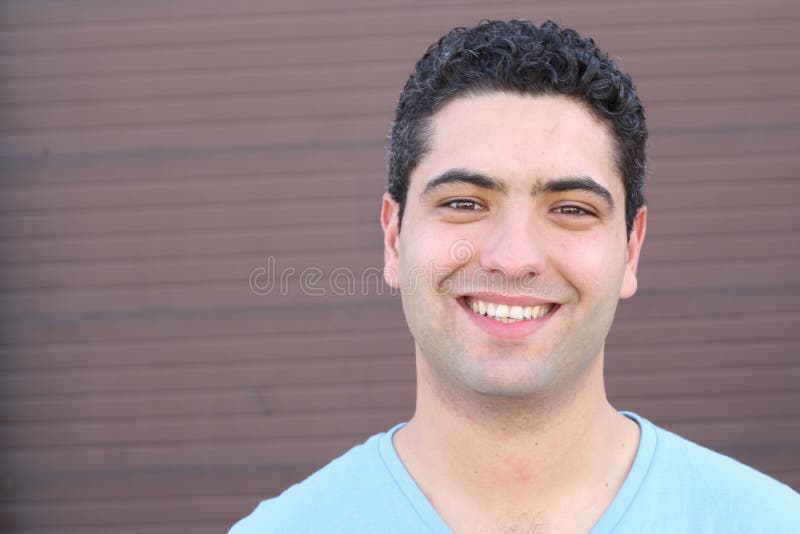 Natural Man with a Perfect Smile Stock Photo - Image of healthy, dental ...