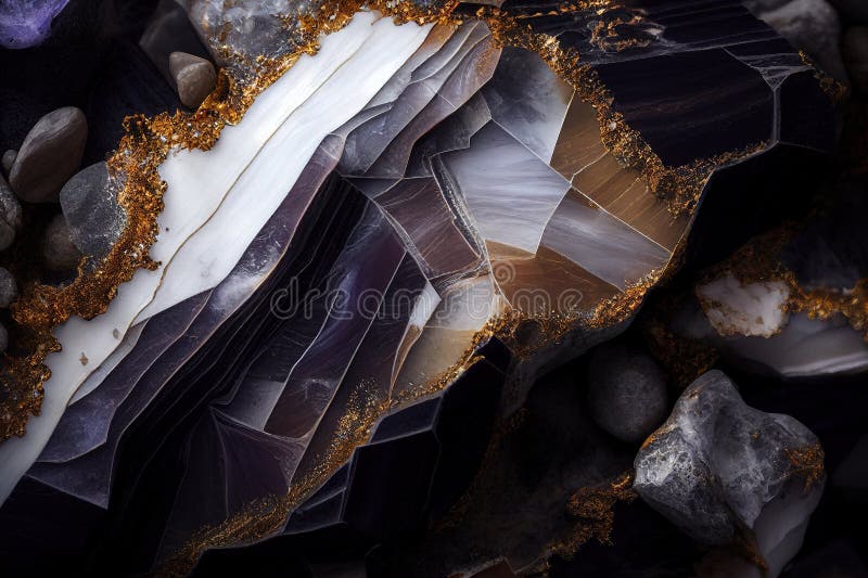 Natural Marble Crystal Abstract Texture Background with Generative AI ...