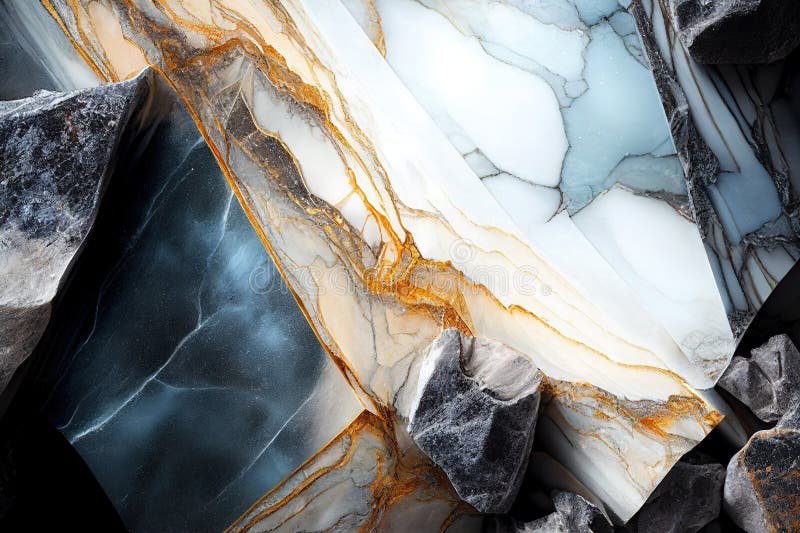 Natural Marble Crystal Abstract Texture Background with Generative AI ...
