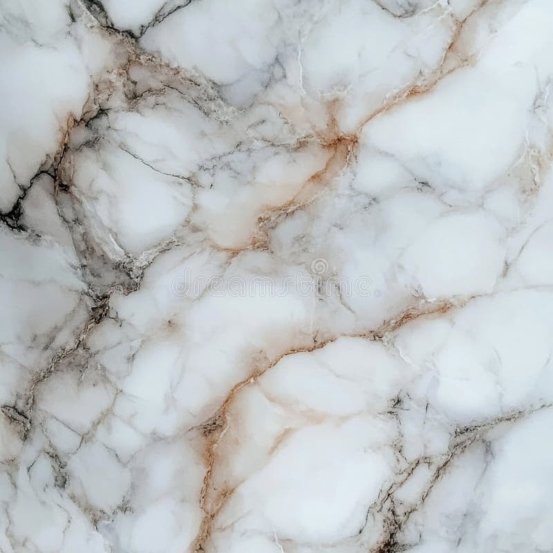 Elegant Marble Texture with Natural Veining Pattern in White and Brown ...
