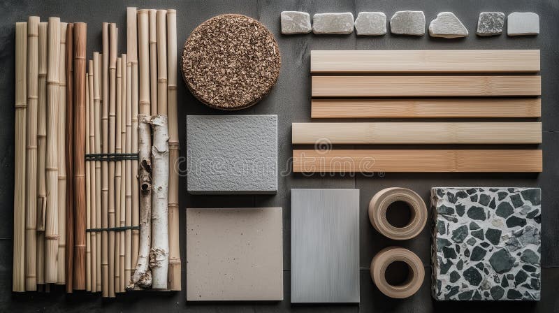 Natural Material Collection Interior Design Studio Display Board ...