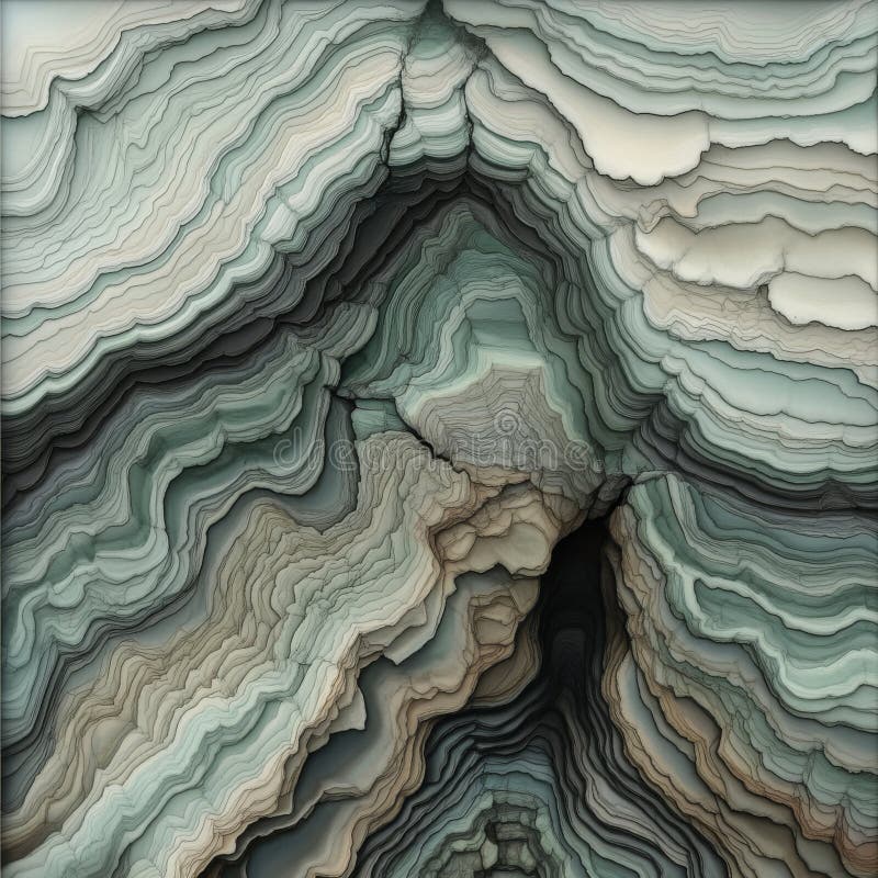 A Natural Maze Labyrinth within an Abstract Organic Background, Adorned ...