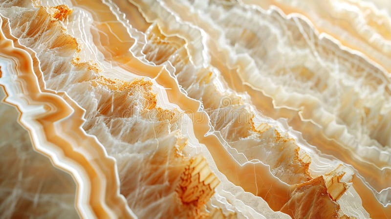 Natural Mineral Formations Display Striking Orange and White Patterns ...