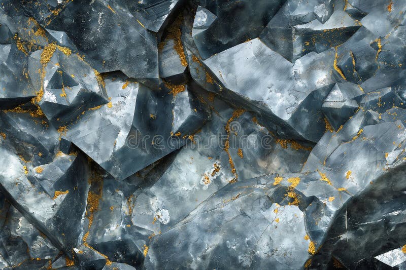 Natural Mineral Section Background. Stone and Crystals Texture Stock ...