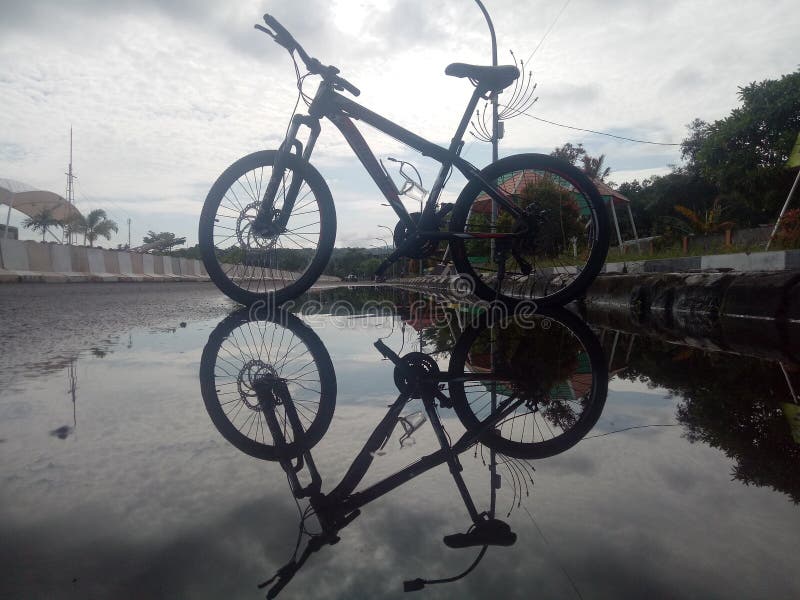 Natural Mirror that Fell from the Sky Stock Image - Image of fell ...