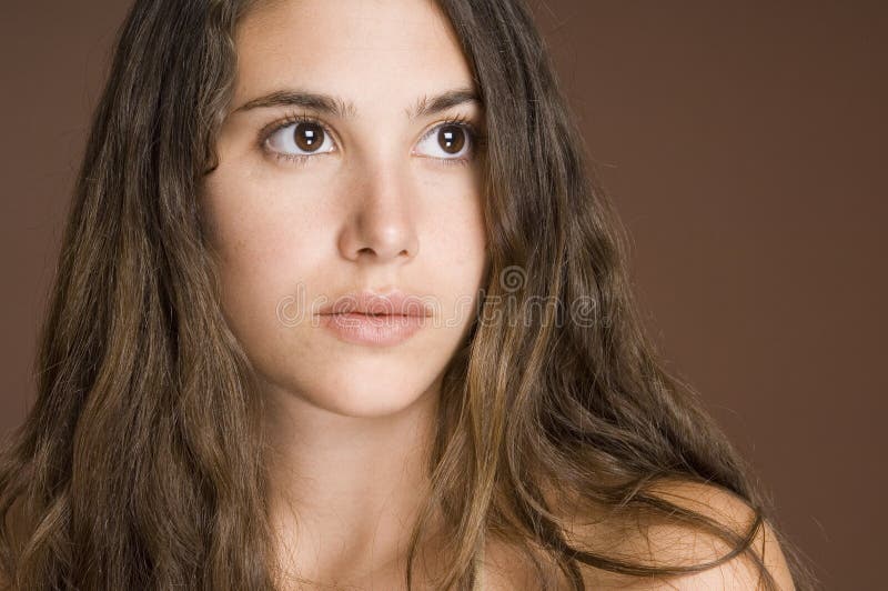 Natural Model 6 stock image. Image of eyes, demure, skin - 196405