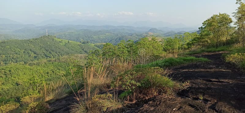 Natural mountain srilanka stock photo. Image of trail - 262309670