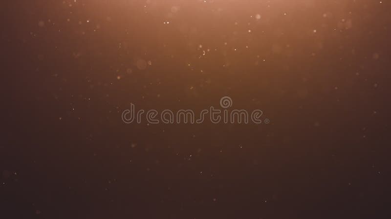 Natural Orange Particles Floating in Slow Motion Over Black Background ...