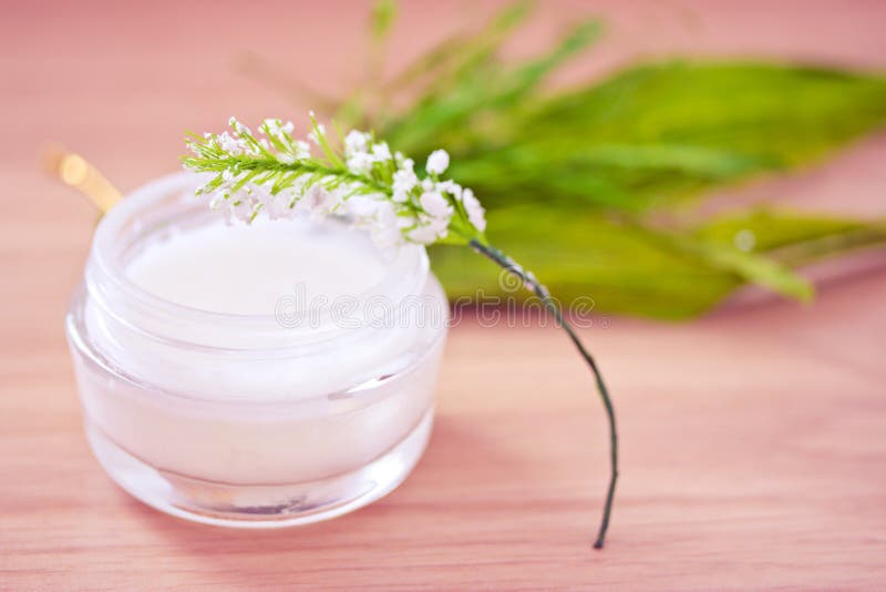 Natural Organic Beauty Lotion/moisturizer Stock Image - Image of ...
