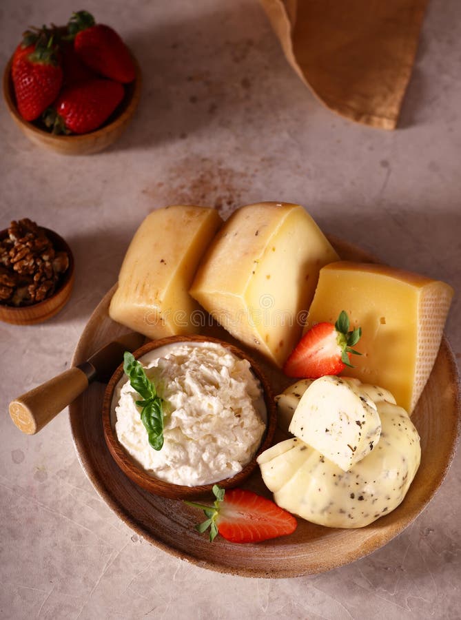 Natural Organic Cheese, Assorted Stock Photo - Image of farm, vitamin ...