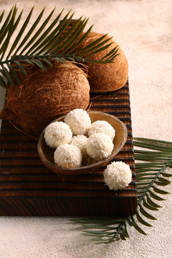 Organic coconut candy stock photo. Image of food, round - 176354856
