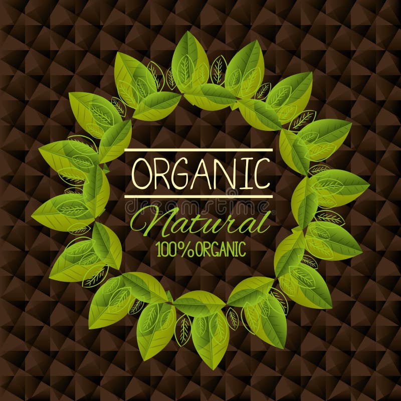 Natural and organic food stock illustration. Illustration of icon ...