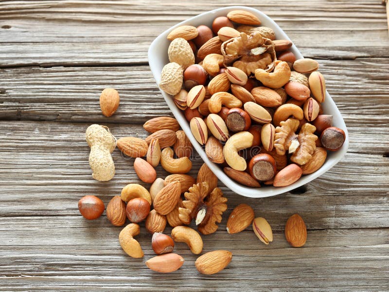 Mixed Nuts stock image. Image of snack, pecan, close - 239618393