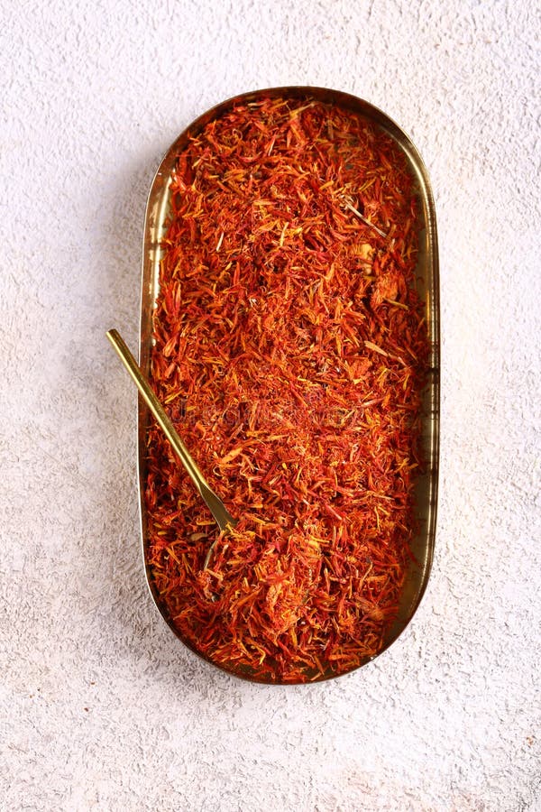 Orange spice saffron stock image. Image of safron, spice - 180246765