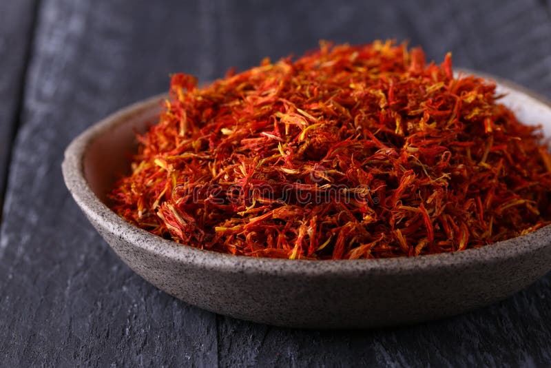 Orange spice saffron stock photo. Image of closeup, morocco - 180246768