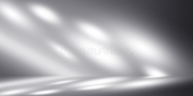 Natural Organic Shadow from Window in Room Overlay on Silver Grey ...