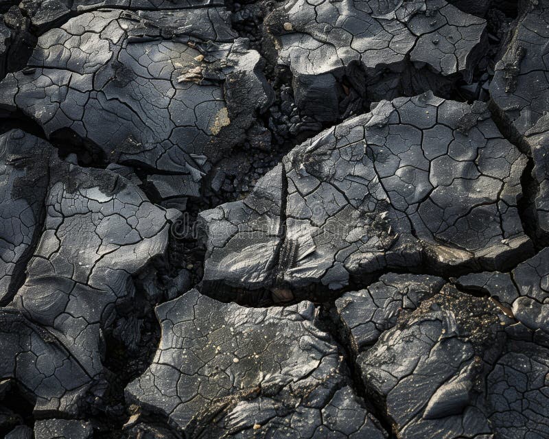 Natural Organic Textures and Intricate Patterns on the Rough Surface of a Cracked Lava Field ...