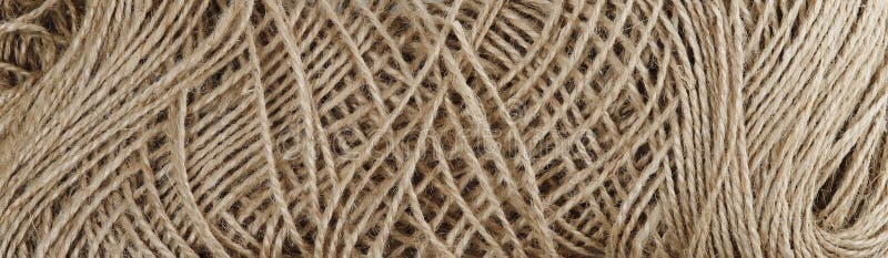 Natural Panoramic Background of Intertwined Twine. Stock Photo - Image ...