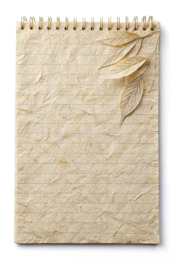 Natural Paper Texture Pad Background Stock Illustration - Illustration ...