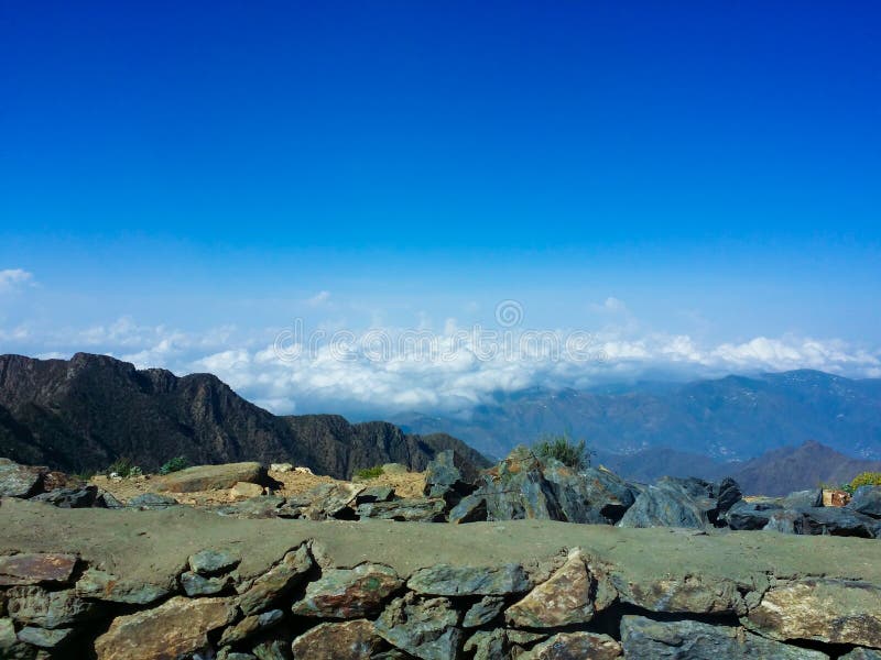 Natural Park in Abha City Saudi Arabia - so Beautiful Clear Blue Sky ...