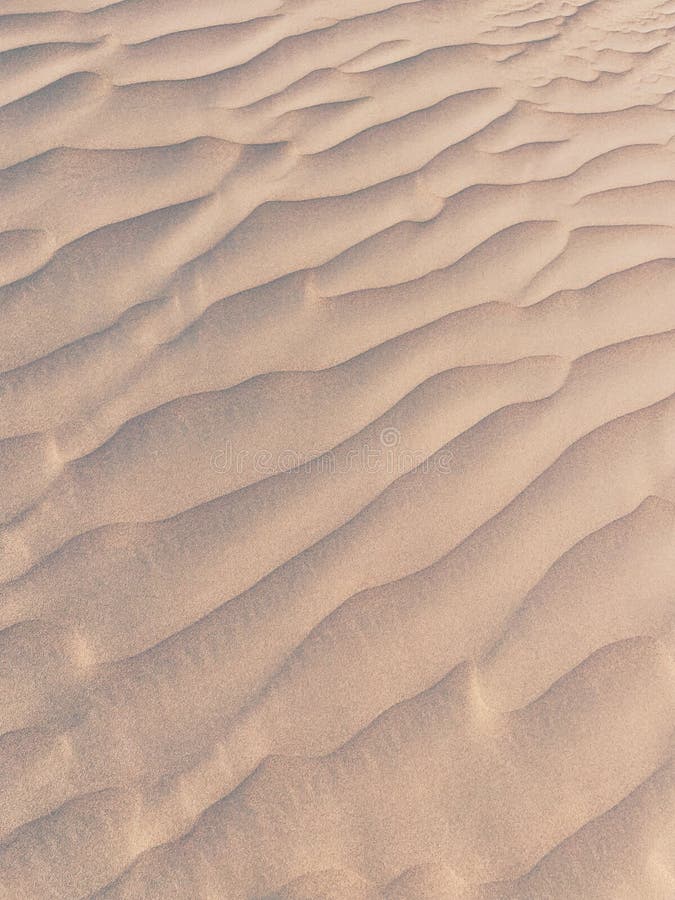 Natural Pattern on a Dune Sand Stock Photo - Image of dune, pattern ...