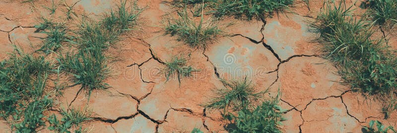 Natural Pattern of Patchy Grass with Uneven Dry Surface and Bare Spots ...