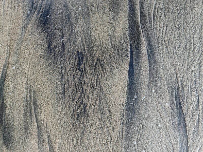 Sand Texture.Natural Patterns in the Beach Sand Created by Wind and ...