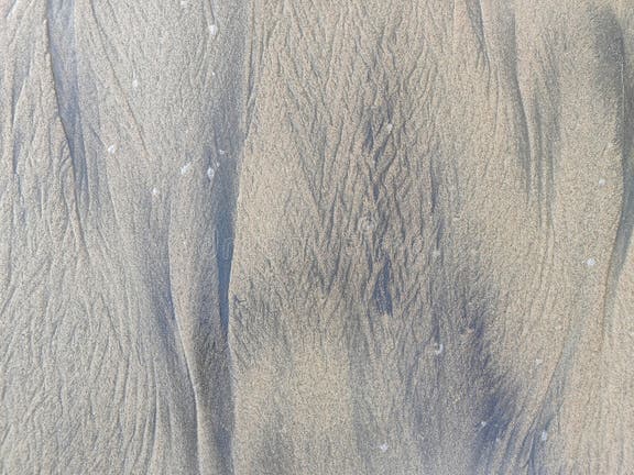 Sand Texture.Natural Patterns in the Beach Sand Created by Wind and ...