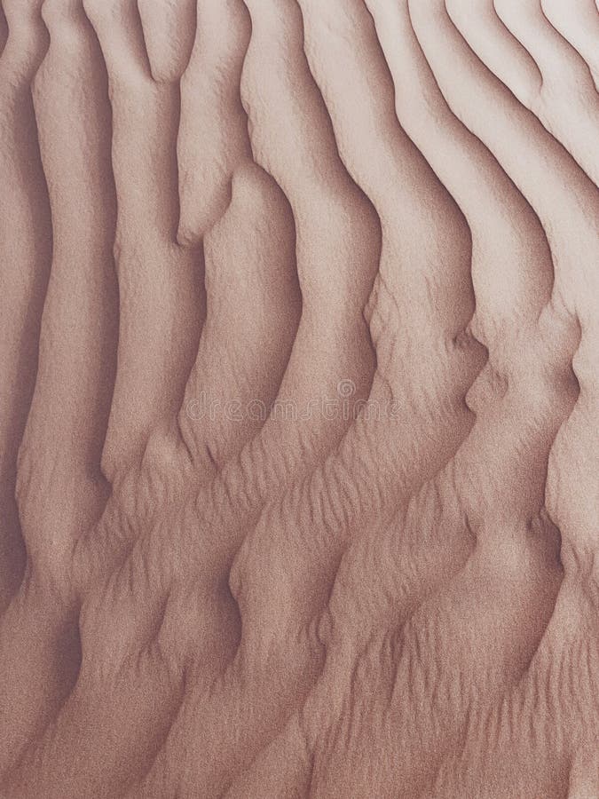 Natural Patterns on a Sand in Desert Stock Photo - Image of desert ...