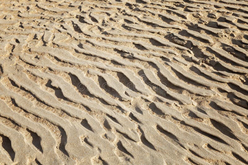 Natural Patterns in Sand in Dunes. Space for Text Stock Image - Image ...