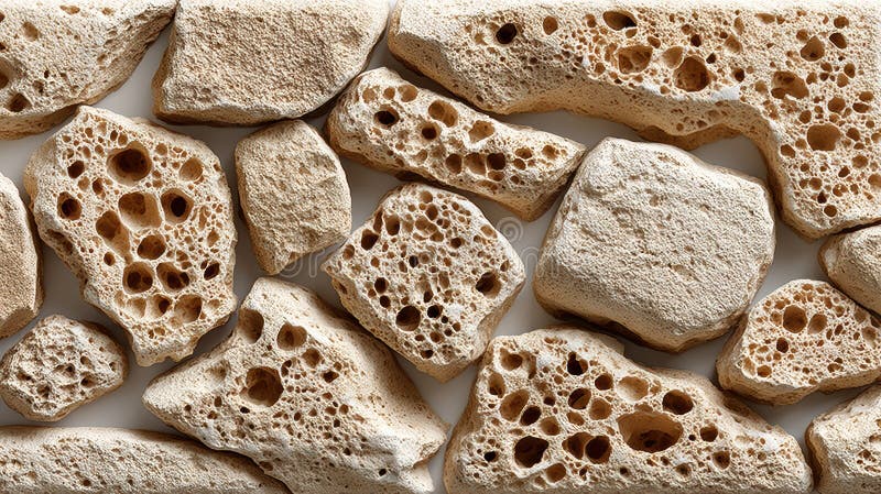 Natural Perforated Pumice Stones Texture Formations for Design and ...