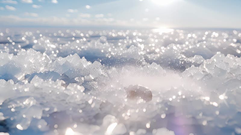 A Natural Phenomenon Caught on Camera the Sparkling Crystals of Salt ...