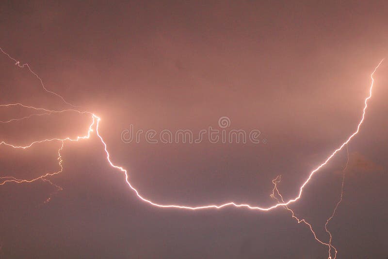 A Natural Phenomenon of the Thunderbolt Stock Image - Image of befor ...