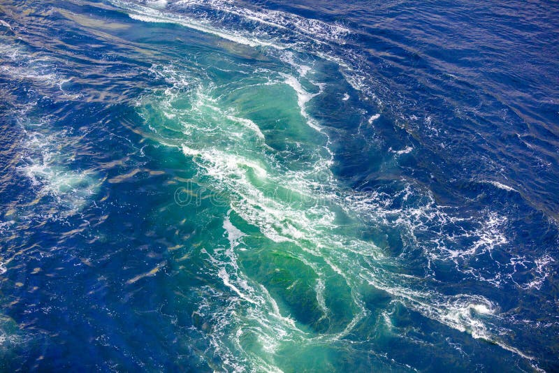 Whirlpool on the Mountain River Stock Image - Image of skjerstadfjorden ...