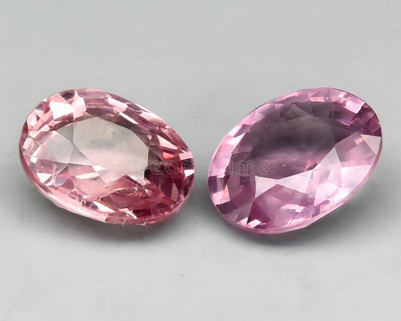 Natural Pink Malaya Garnet Gem on the Background Stock Photo - Image of ...