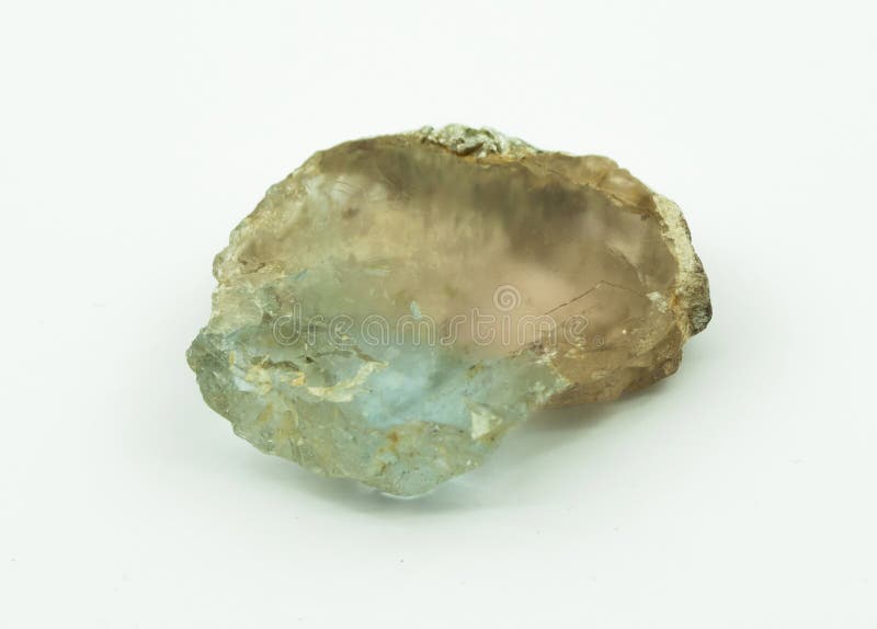 Natural Rough Topaz Gemstone with Unique Color Variations Stock Photo ...