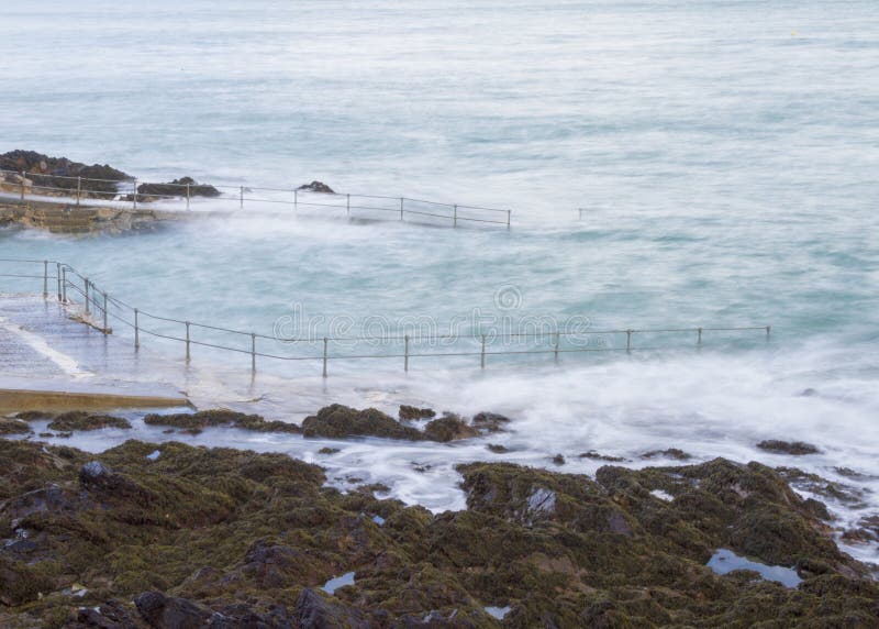 Natural Pool in Guernsey stock photo. Image of landscape - 39377702