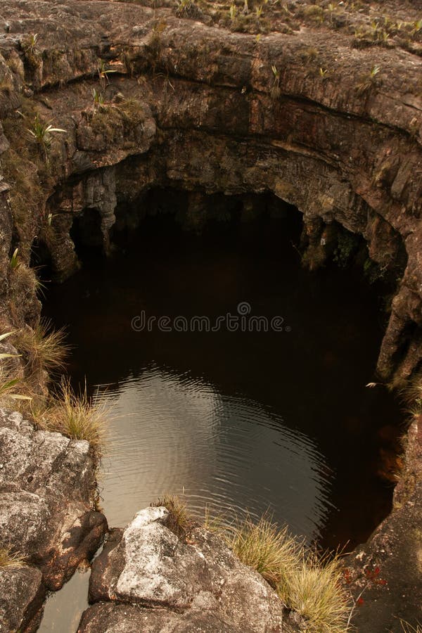 Natural Pool among Rocks in Roraima Stock Image - Image of amazing ...
