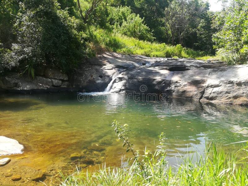 Natural pool of sri lanka stock image. Image of village - 156694321