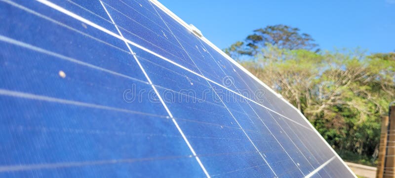 Natural Power Generation Solar Panels Stock Image - Image of phone ...