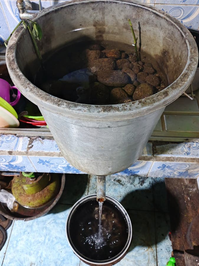 The Natural Process of Filtering Clean Water so that it Can Be Consumed ...