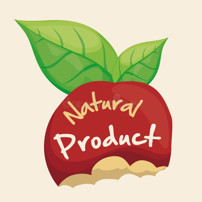 Natural product design. stock vector. Illustration of banner - 58386814