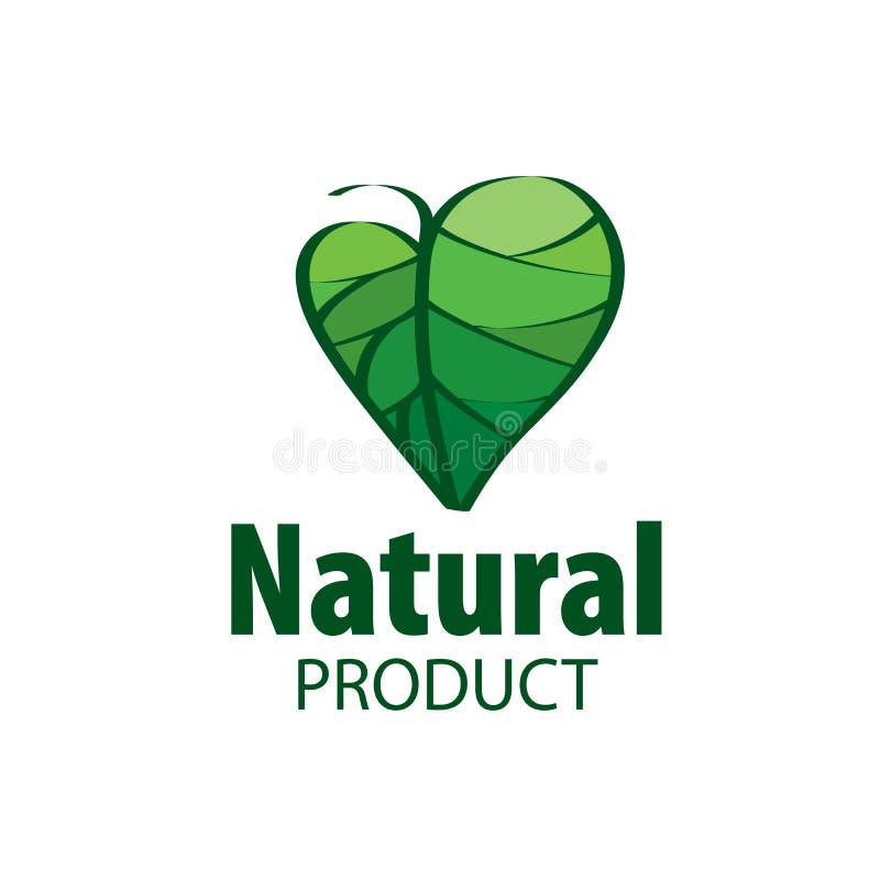 Natural product logo stock vector. Illustration of green - 125866847