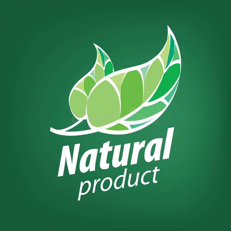 Natural product logo stock vector. Illustration of design - 125866794