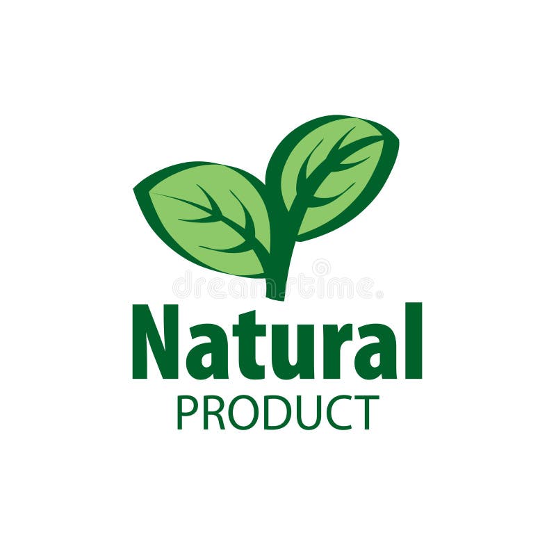 Natural product logo stock vector. Illustration of ecology - 125867193